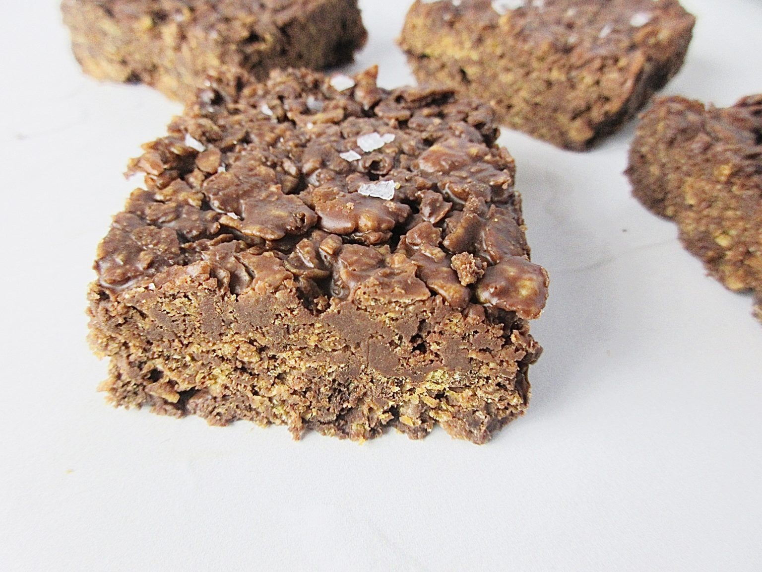 Chocolate Cornflake Squares (No Bake) - Simply Balanced Home Cooking