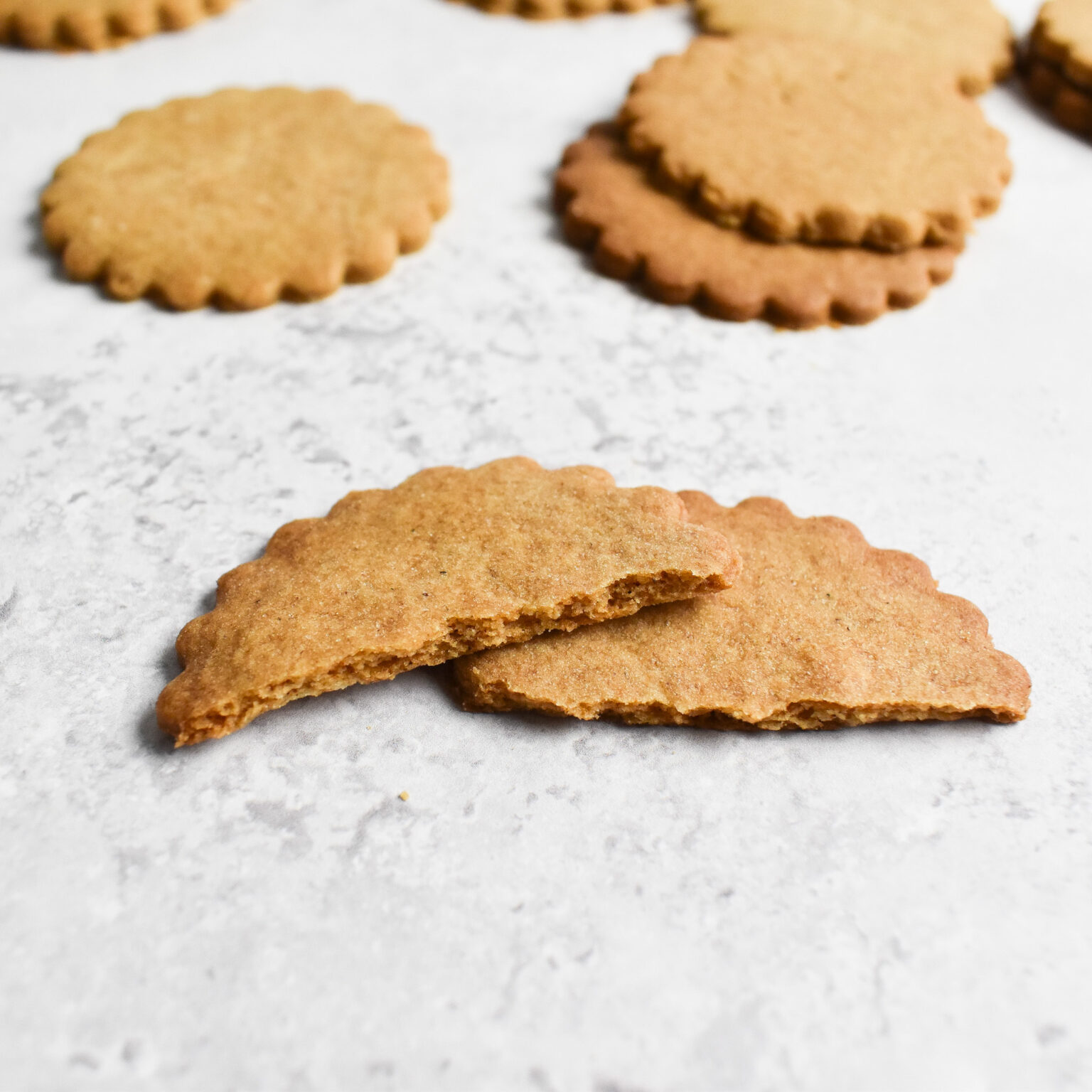 Ginger Thin Biscuits - Simply Balanced Home Cooking