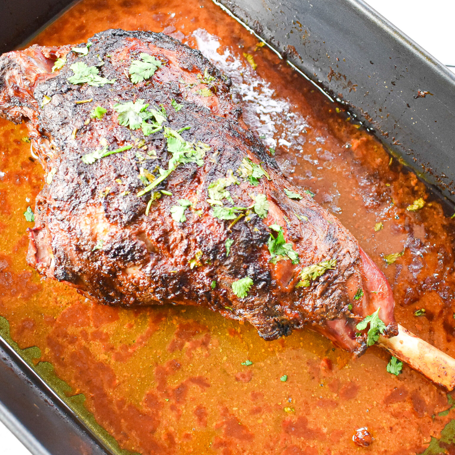 Slow Cooked Harissa Leg of Lamb - Simply Balanced Home Cooking